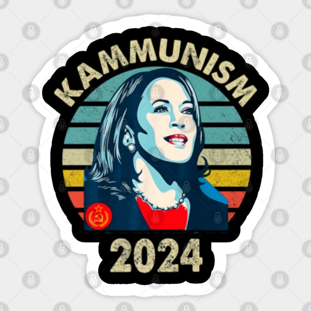 Kammunism Kamala 2024 - Kamunism - Sticker | TeePublic