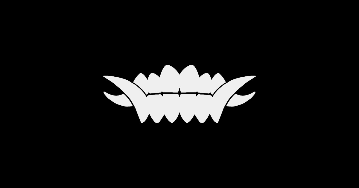 Oni Teeth - Oni - Sticker | TeePublic