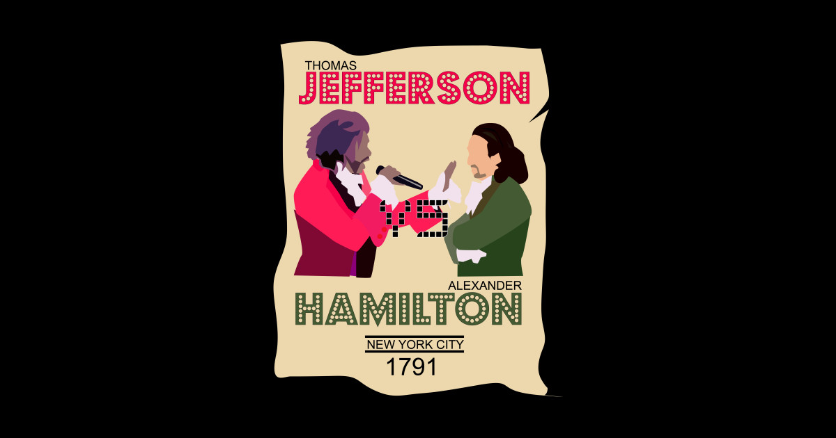 Jefferson VS Hamilton. Epic Rap Battles - Thomas Jefferson - Sticker ...