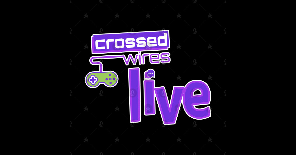 Crossed Wires Live - Streaming - Sticker | TeePublic