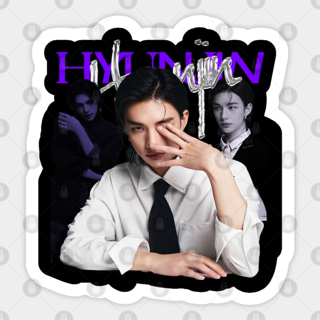 Hyunjin - Stray Kids - Hyunjin - Sticker | TeePublic