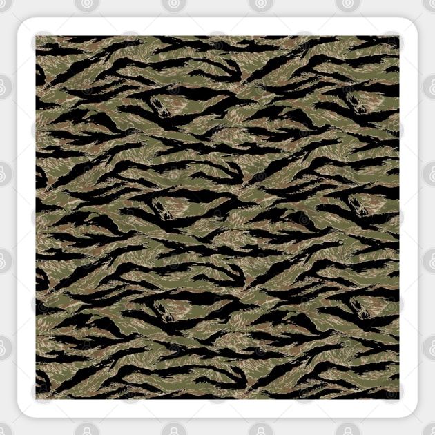 US Army Camouflage Tiger Stripe - Military - Sticker | TeePublic