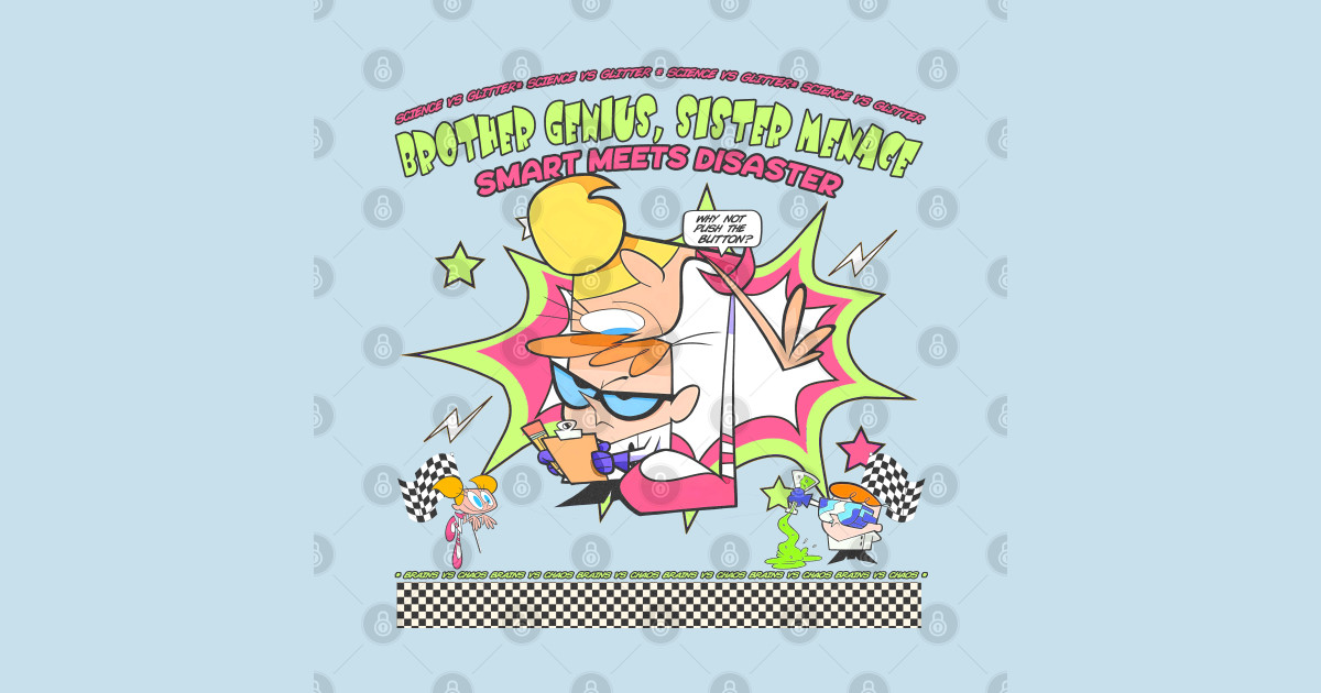 Dexter and Dee Dee Retro 90s kids - 90s Vintage Clothing - T-Shirt ...