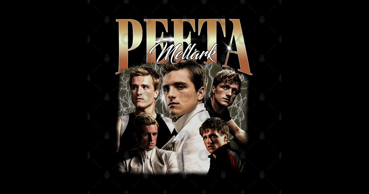 Peeta Mellark Vintage - Peeta Mellark - Sticker | TeePublic