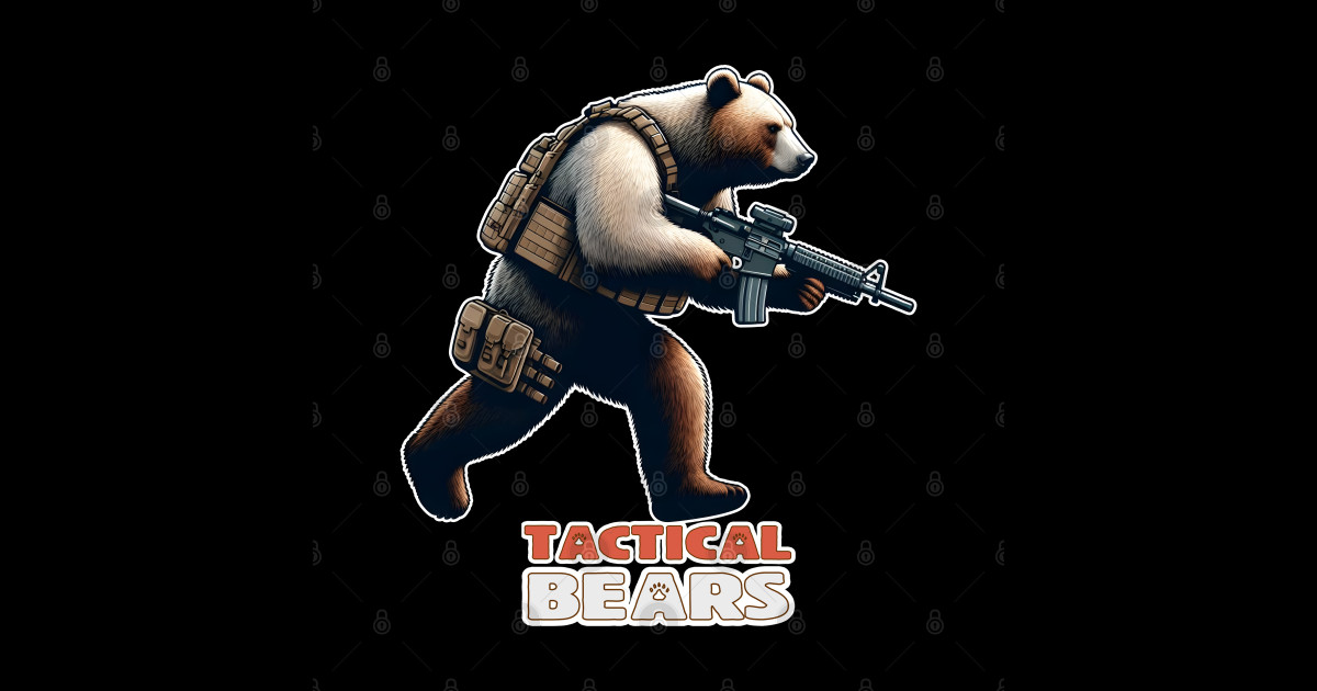 Tactical Bears - Tactical - Sticker | TeePublic