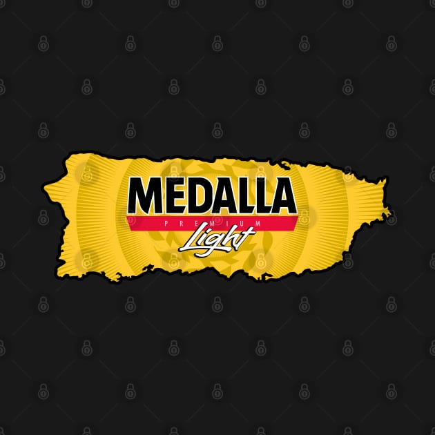Medalla Light Puerto Rico - Medalla Light - T-Shirt | TeePublic