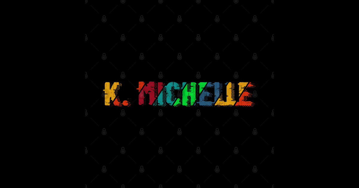 vintage color K. Michelle - K Michelle - Sticker | TeePublic