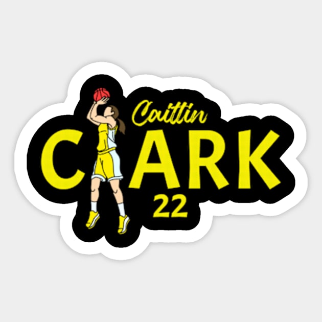 Caitlin clark 22 - Caitlin Clark - Sticker | TeePublic