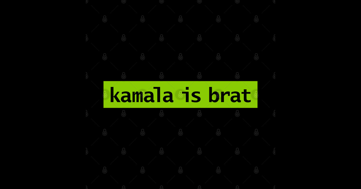 Kamala is Brat - Election - Sticker | TeePublic