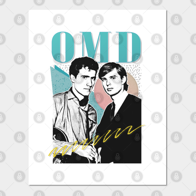 OMD \ Original Retro Tribute Design - Omd - Posters and Art Prints ...