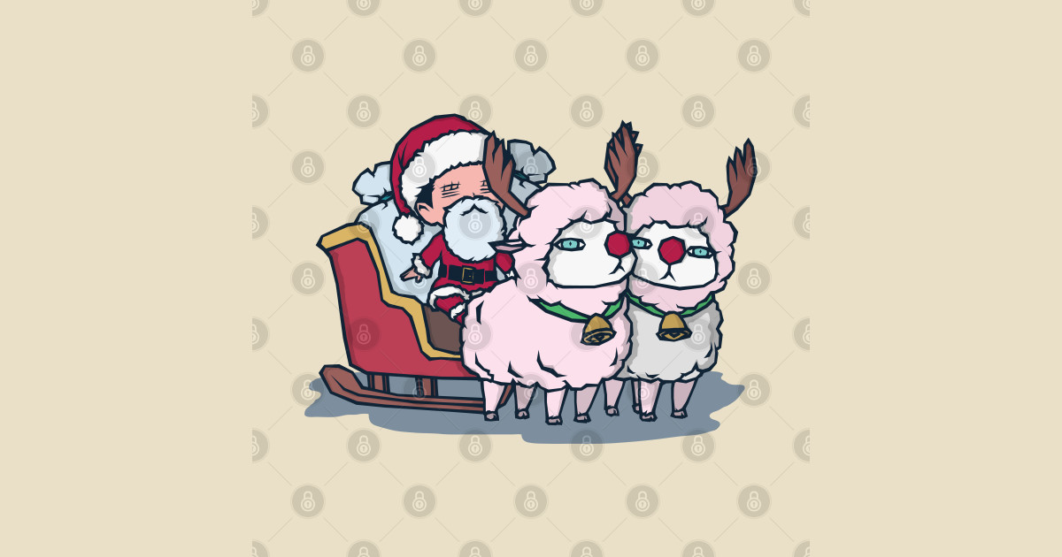 Cute Santa Charmy with Sheep Cooks (Christmas) - Charmy Pappitson - T ...