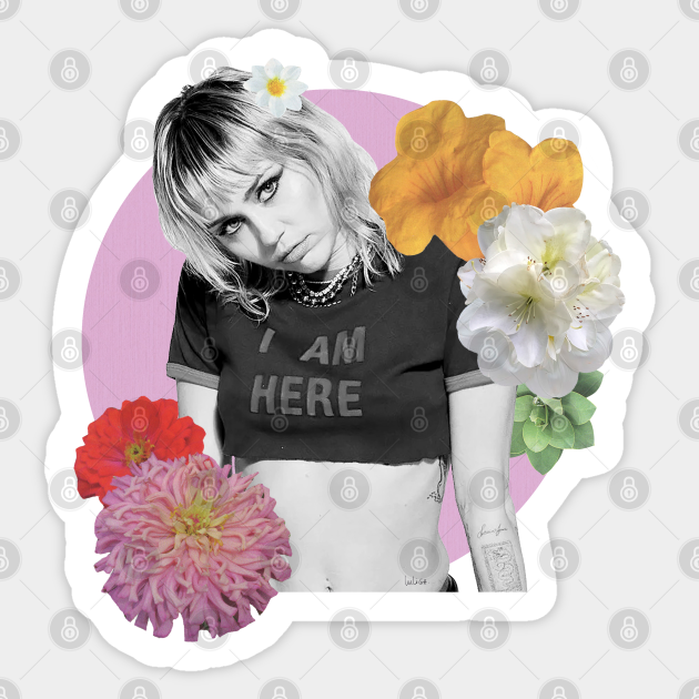 Miley collage - Miley Cyrus - Sticker | TeePublic