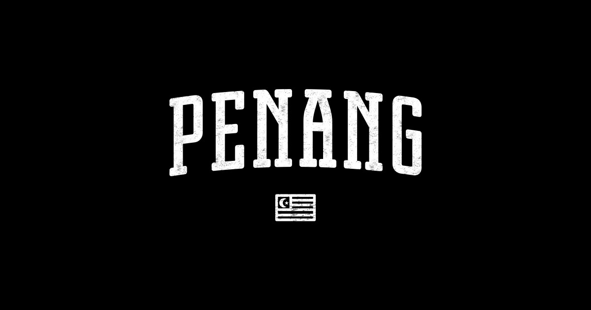 Penang Malaysia Vintage - Penang - Sticker | TeePublic