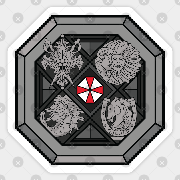 Residen Evil Village - The Four Lords - Resident Evil Village - Sticker ...