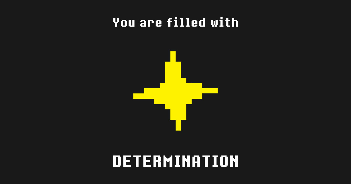 UNDERTALE - Determination T-Shirt (Save Point) - Undertale - T-Shirt ...