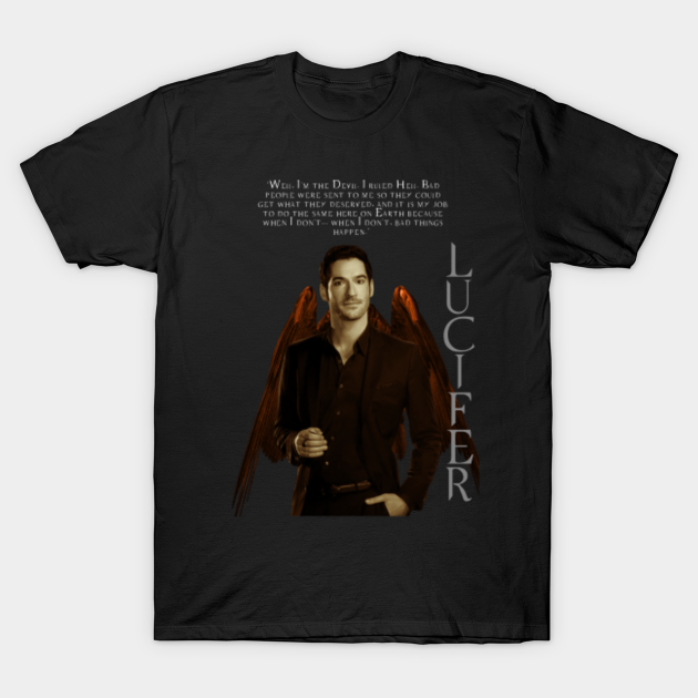 lucifer - Tv Series - T-Shirt | TeePublic