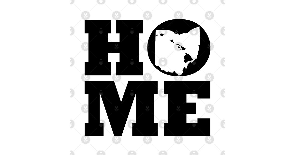 Ohio and Hawai'i HOME Roots by Hawaii Nei All Day - Hawaii - T-Shirt ...