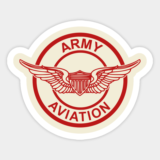 US Army Aviation - American Aviation - Sticker | TeePublic