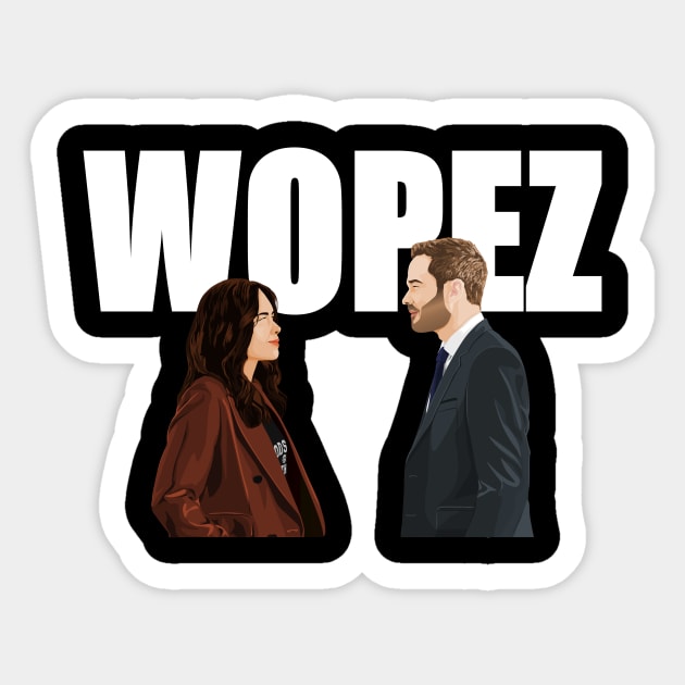 WOPEZ (white text) | The Rookie - The Rookie - Sticker | TeePublic