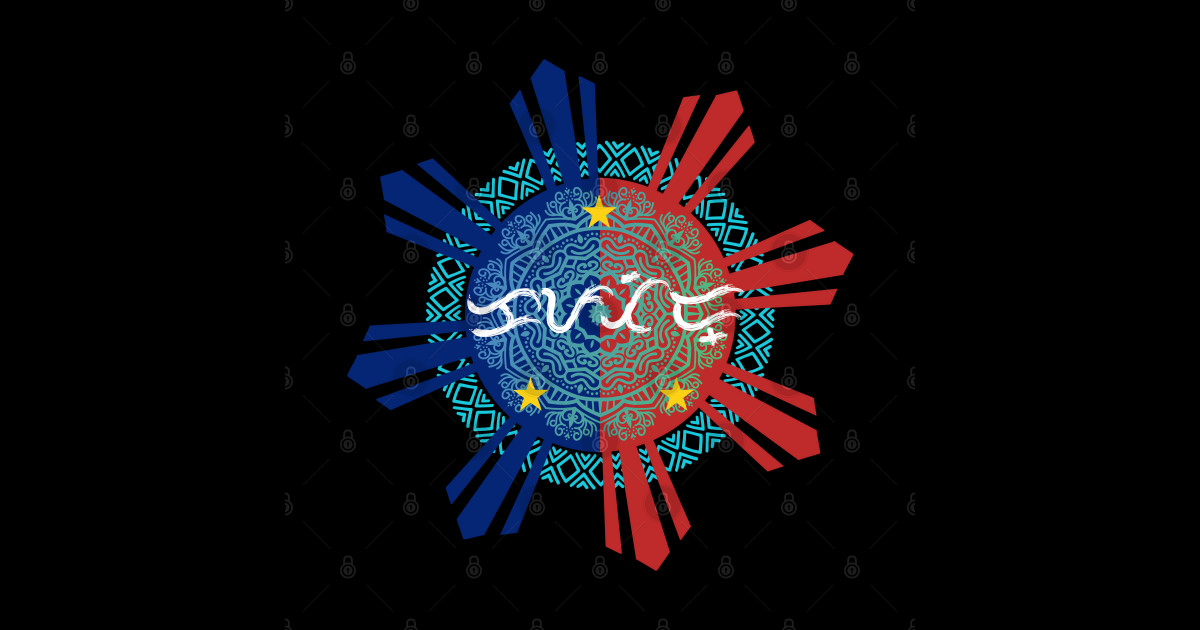 Baybayin word Kapatid (Sibling) - Philippines Flag Proud Filipino ...