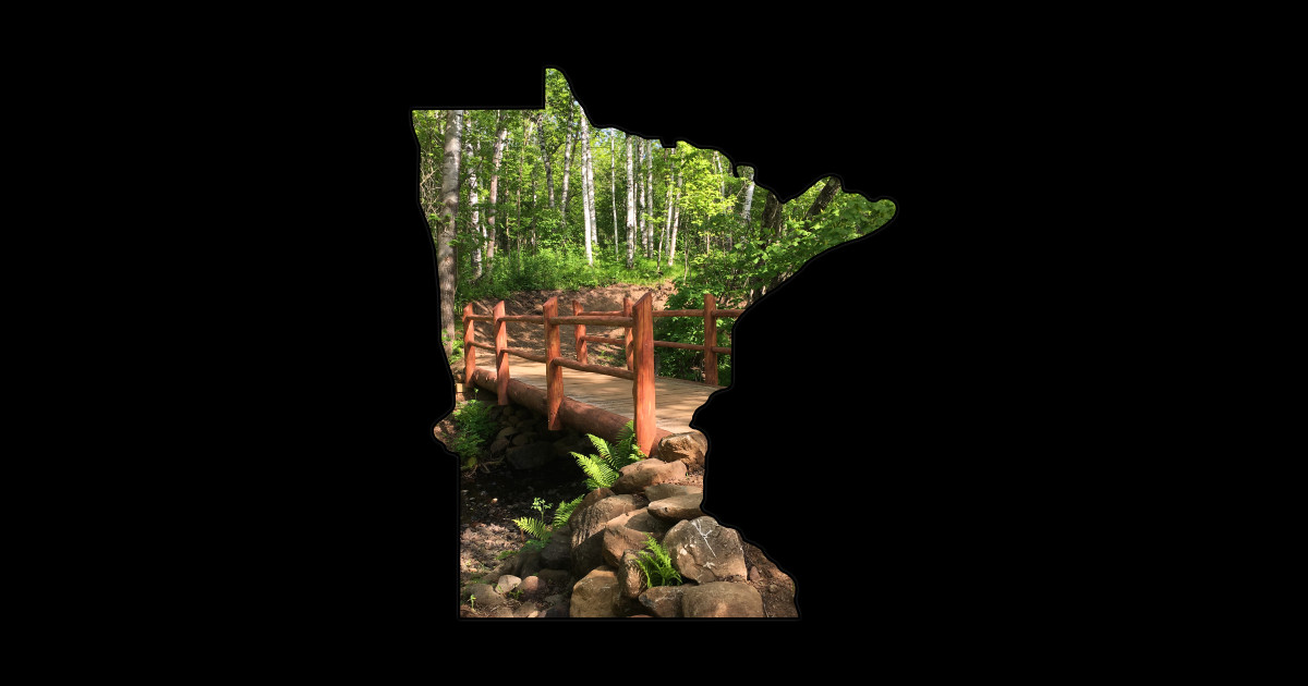 Minnesota State Outline (Duluth Traverse Bike Trail Bridge) - Duluth ...