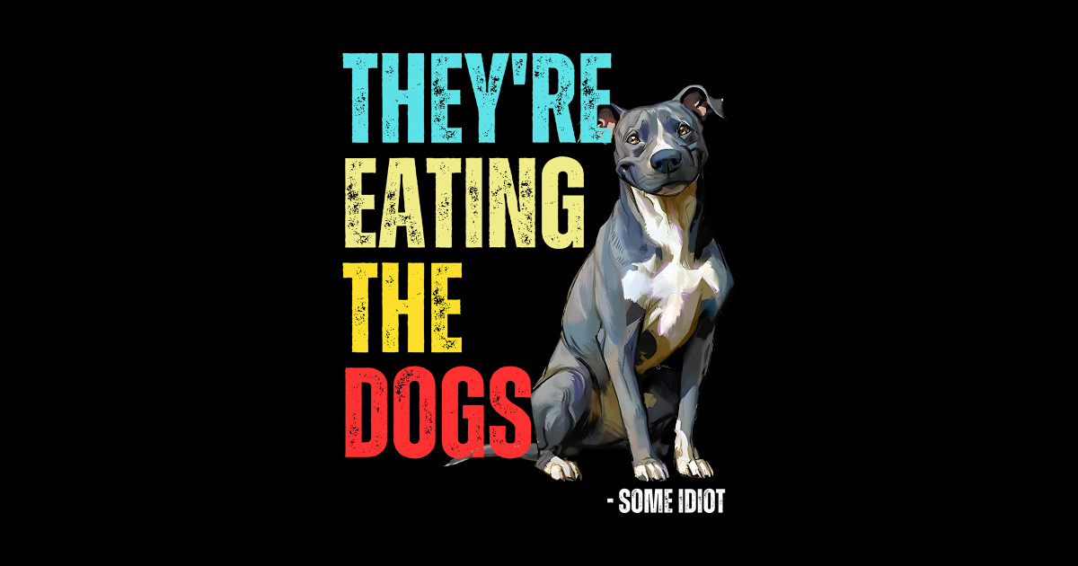 theyre-eating-the-dogs - Theyre Eating The Dogs - Sticker | TeePublic