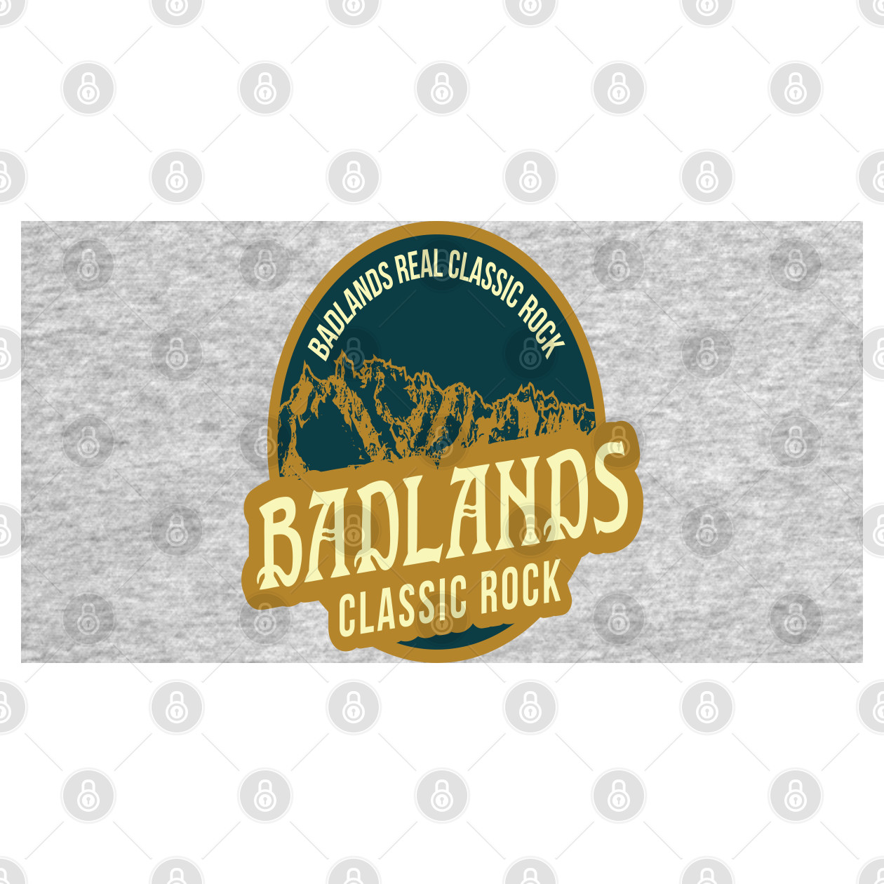 Badlands Classic Rock - Badlands Classic Rock - T-Shirt | TeePublic