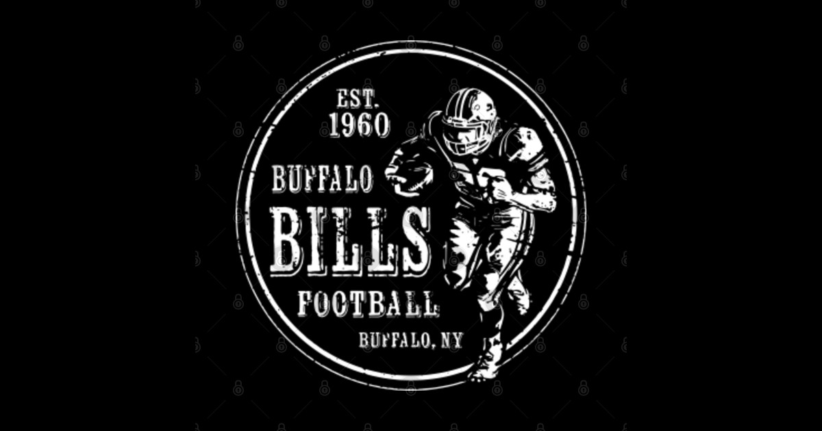 Bills Vintage Emblem - Bills - Sticker | TeePublic