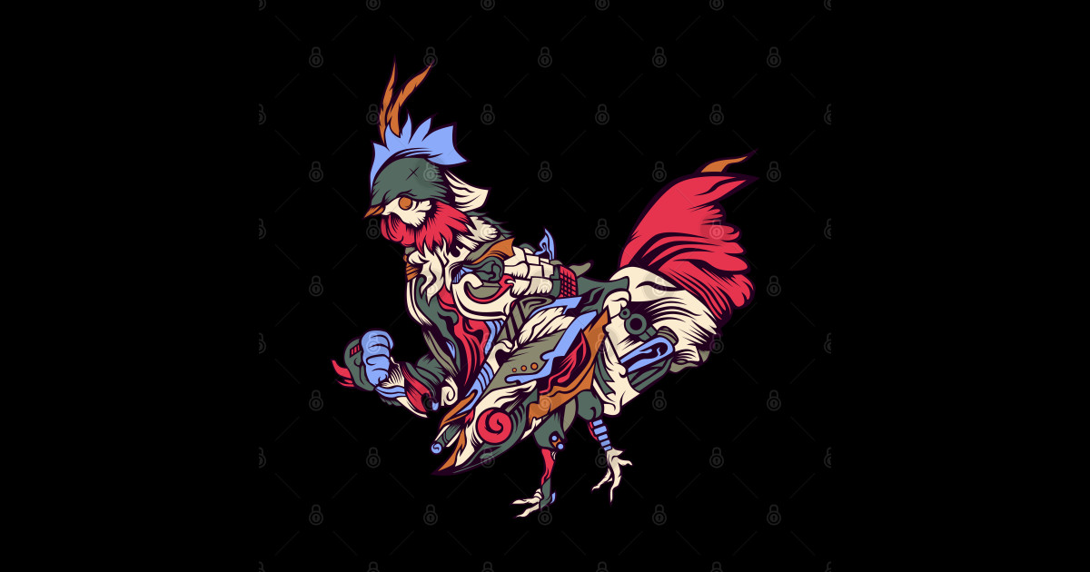 destroyer chicken vector illustration - Destroyer Chicken Vector ...