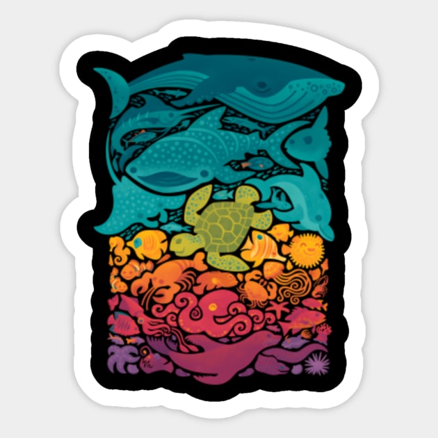 Aquatics Spectrum Light Blue - Aquatics Spectrum Light Blue - Sticker ...