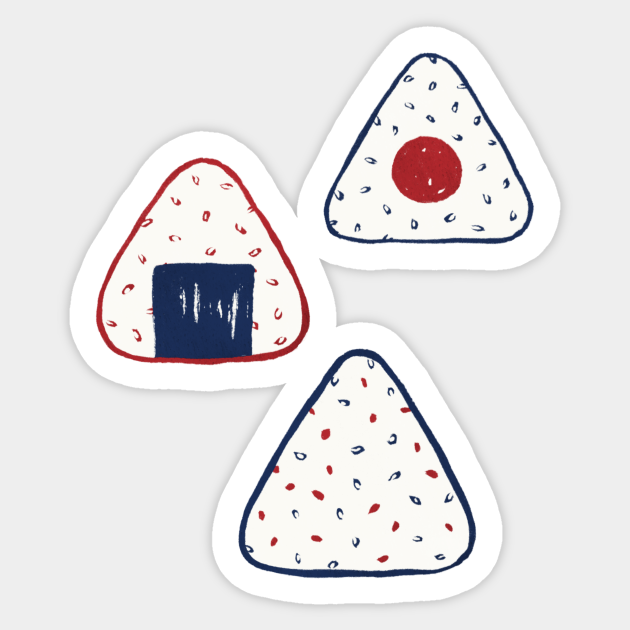 Onigiri (おにぎり) - Onigiri - Sticker | TeePublic