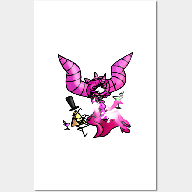 pyronica and bill cipher - Gravity Falls - Posters and Art Prints ...