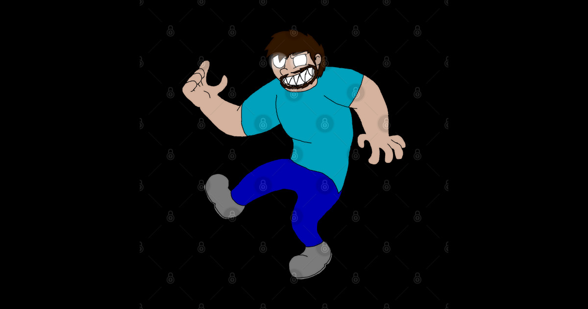 Toon Herobrine - Herobrine - Sticker | TeePublic