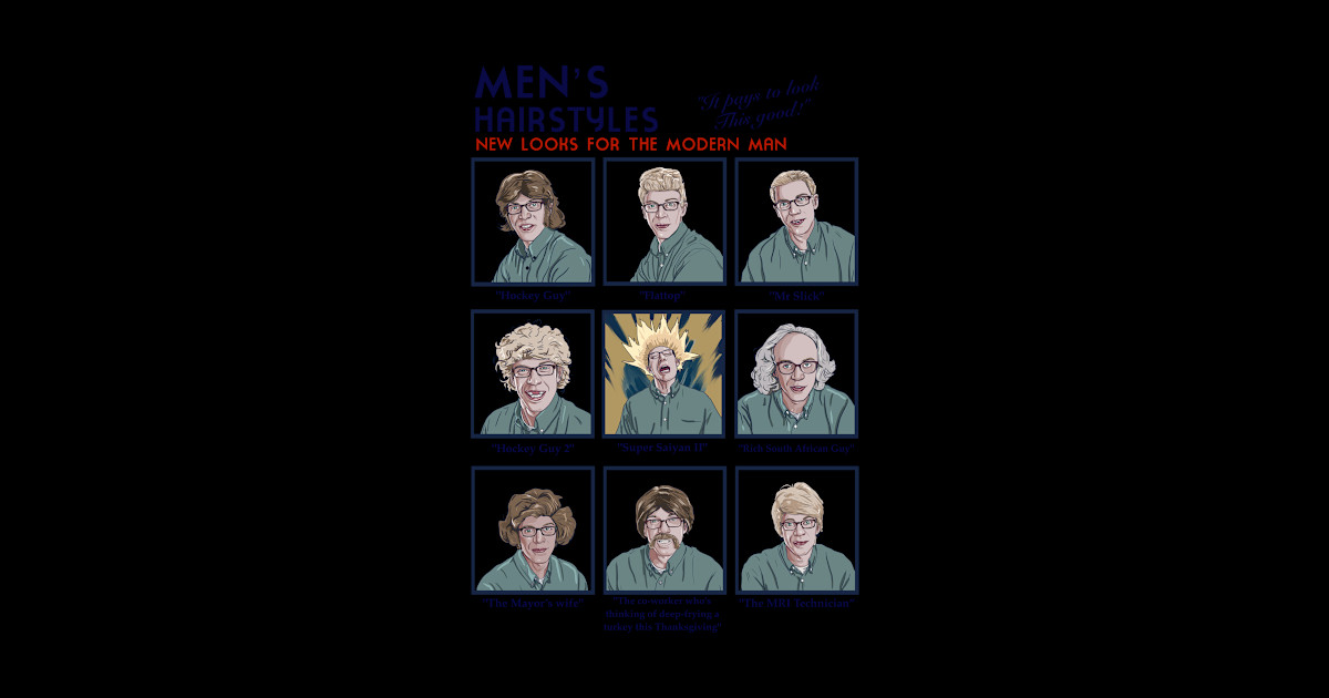 Joe Pera men’s modern hairstyles - Joe Pera - Sticker | TeePublic