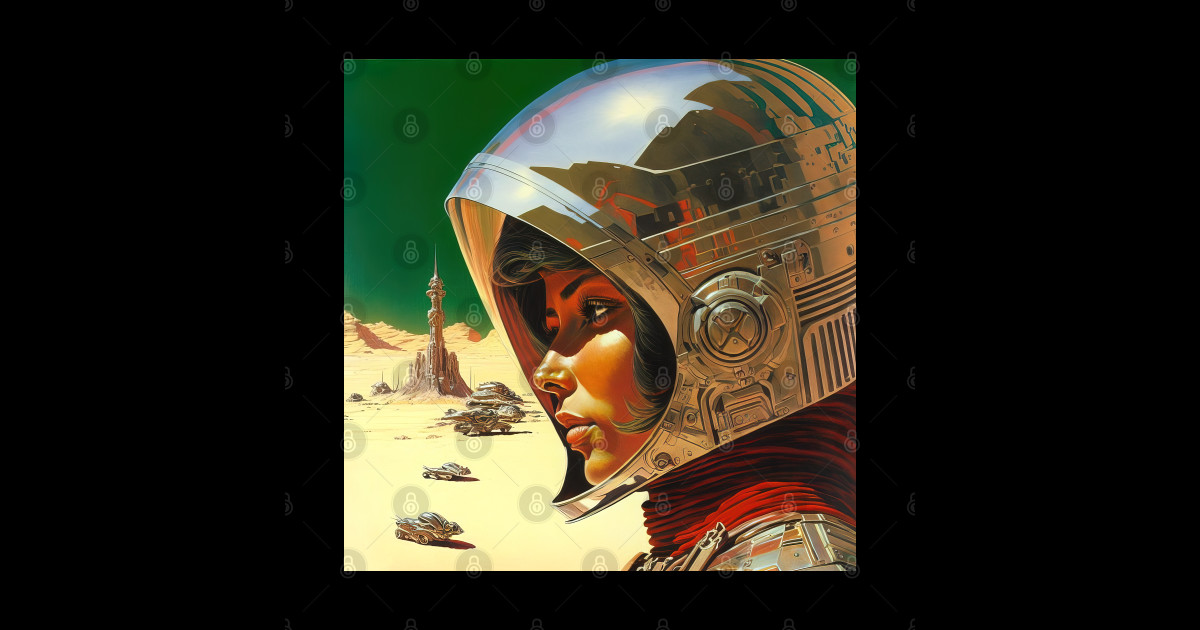 We Are Floating In Space - 106 - Sci-Fi Inspired Retro Artwork ...