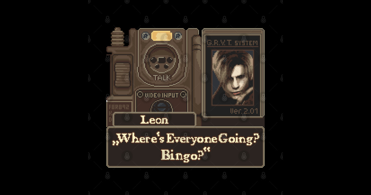 Resident Evil 4 Pixel Art - Resident Evil - Sticker | TeePublic