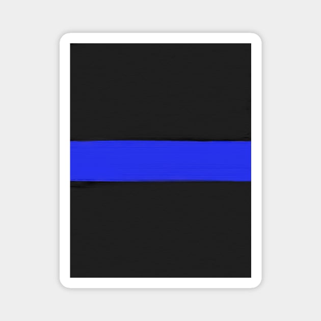 The thin blue line - Police Gifts - Magnet | TeePublic