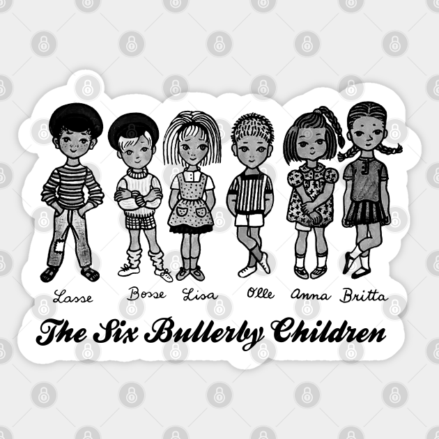 The Six Bullerby Children (The Children of Noisy Village) - Black and ...