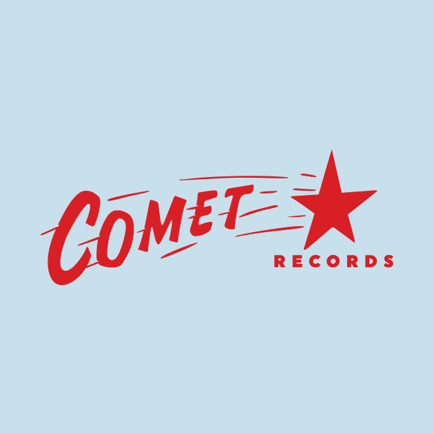Comet Records - Defunct Record Label - T-Shirt | TeePublic