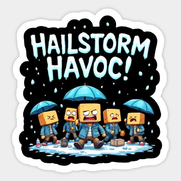 Hailstorm Havoc Roblox - Roblox - Sticker | TeePublic