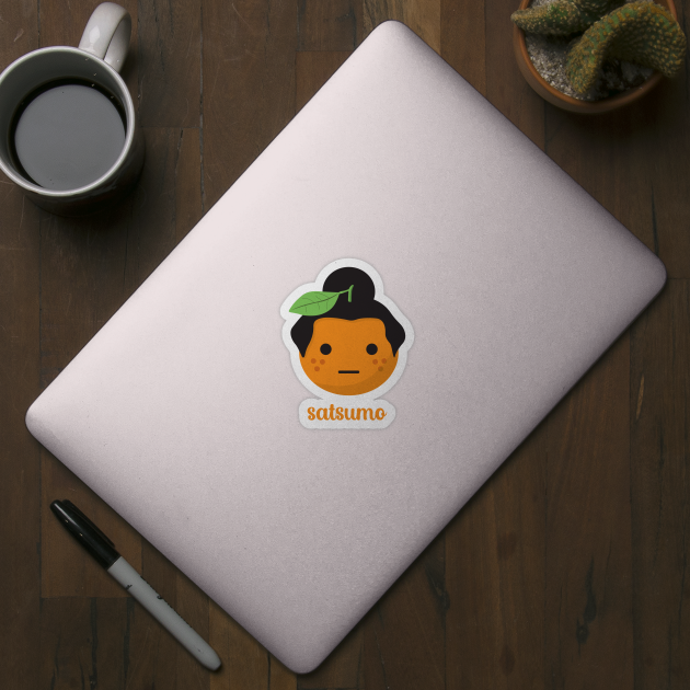 Cute Satsumo (AKA Satsuma!) - Satsuma - Sticker | TeePublic