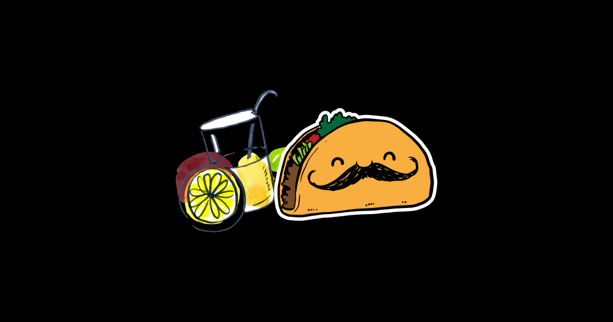 It's Taco Time - Taco - Sticker | TeePublic