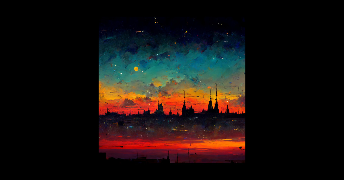 City Night Sky - City Night Sky - Posters and Art Prints | TeePublic