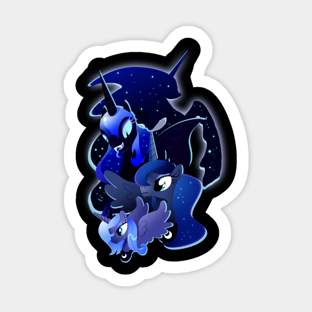 Princess Luna - My Little Pony - Sticker | TeePublic
