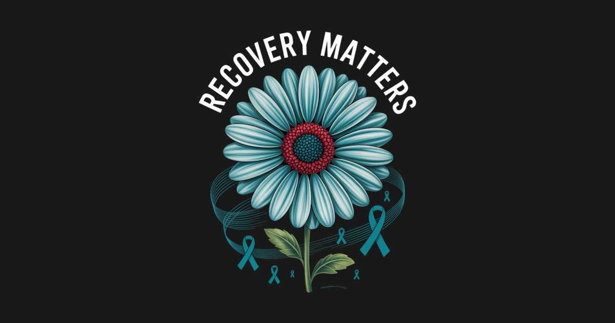 Recovery Awareness Addiction Ribbon Support - Recovery Awareness ...