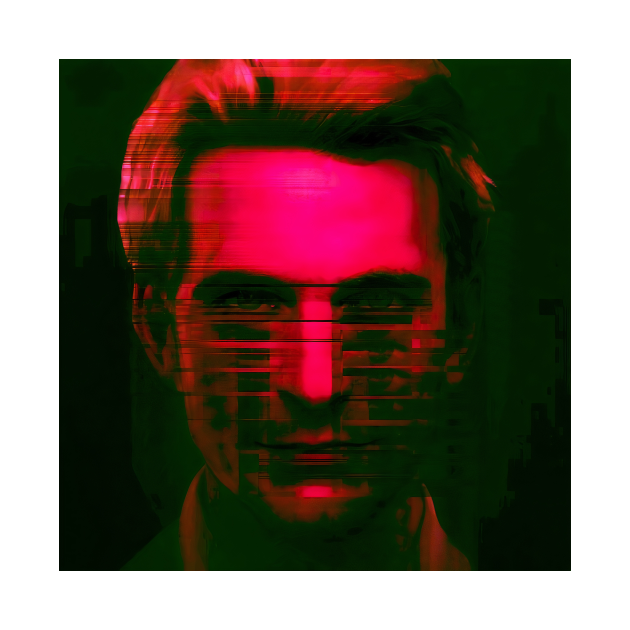 Entity - Creepy Horror Portrait Glitch Art - Glitchy - T-Shirt | TeePublic