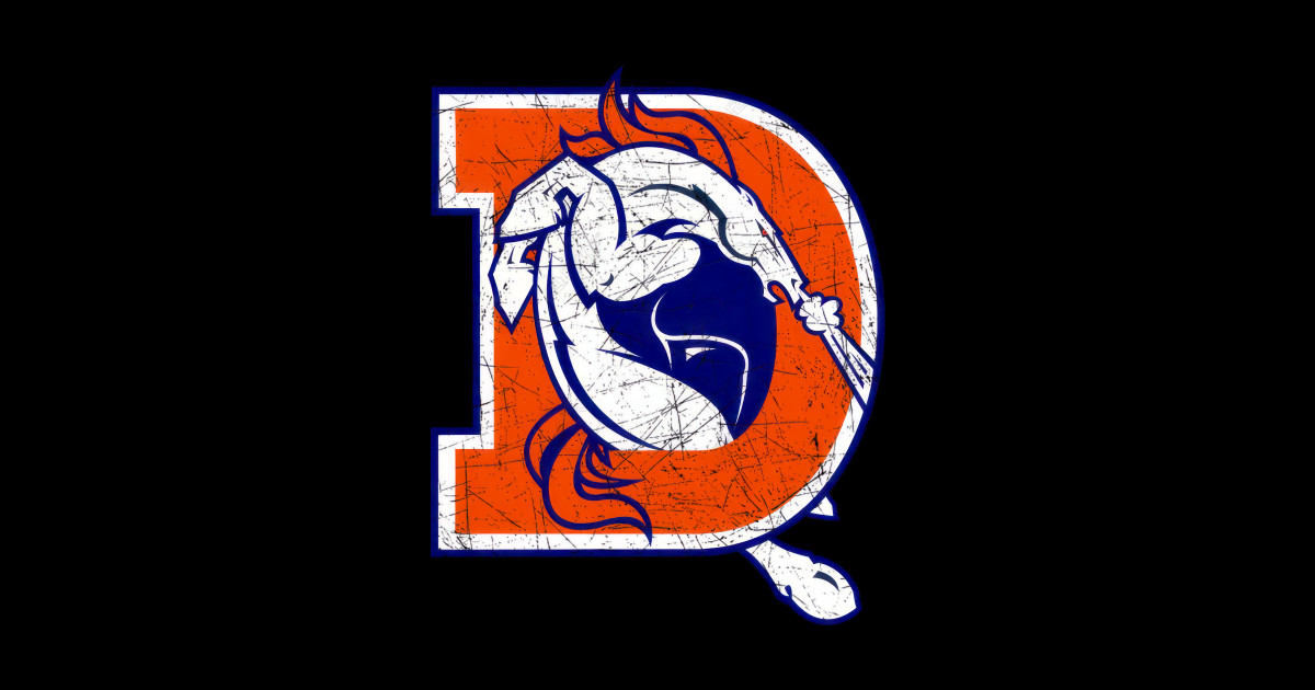 Denver Broncos Alternate Logo Left Chest - Denver Broncos - Sticker ...
