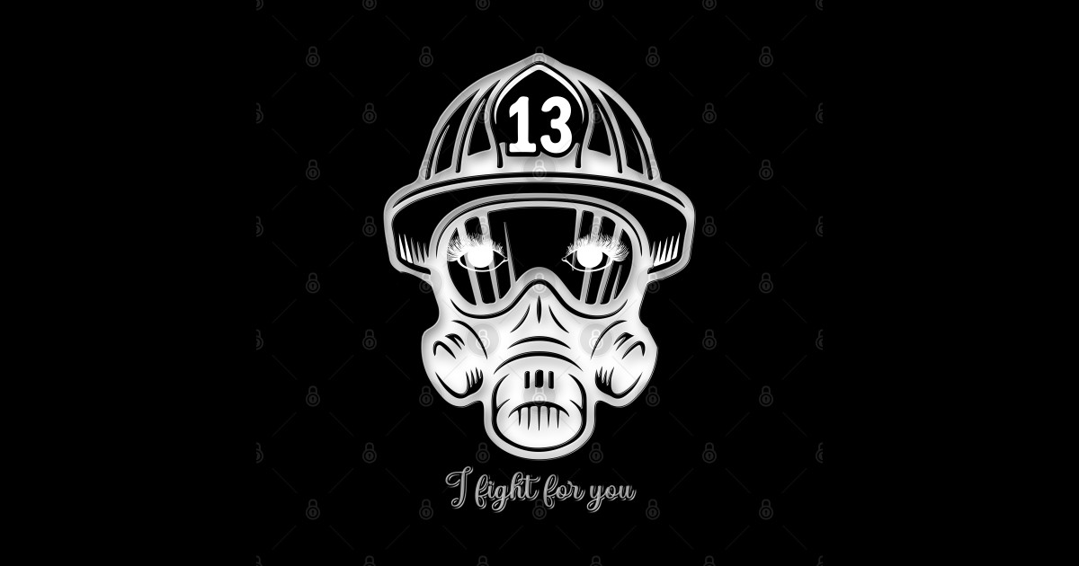 Female Firefighter Light - Firefighter - Sticker | TeePublic