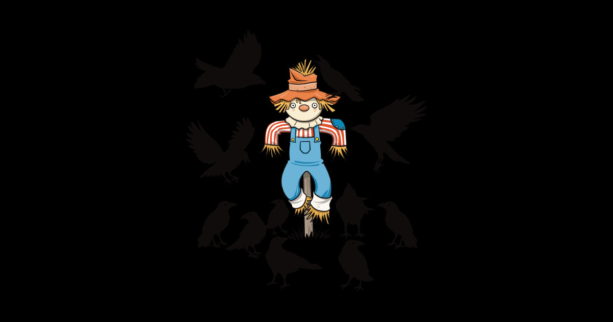 Scared Scarecrow - Scarecrow - Magnet | TeePublic