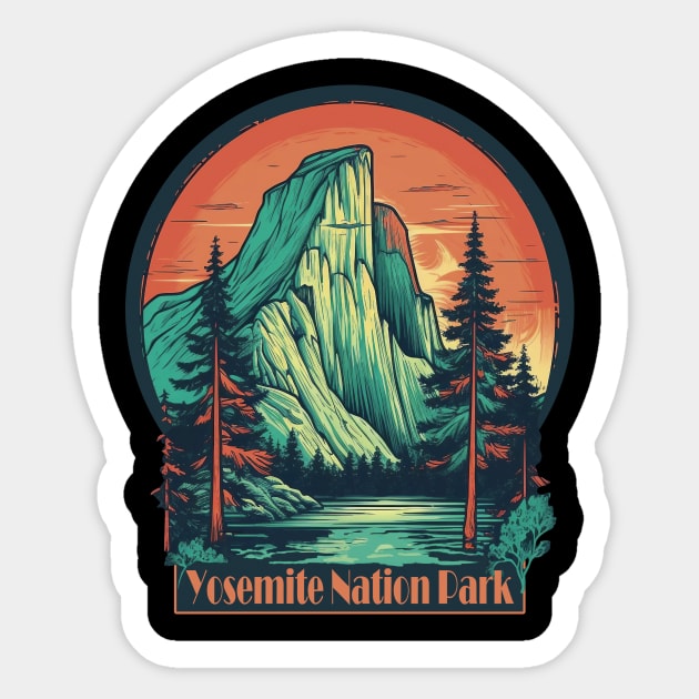Yosemite National Park - Yosemite - Sticker | TeePublic